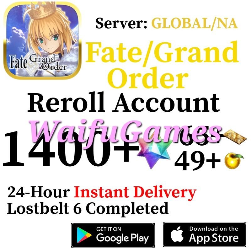FGO Fate Grand Order NA Global Endgame With 1600++ Saint Quartz, Video ...