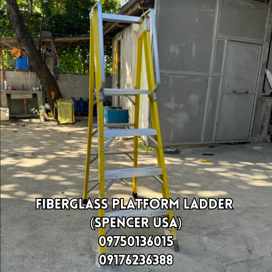 Fiberglass Platform Ladder, Commercial & Industrial, Industrial ...