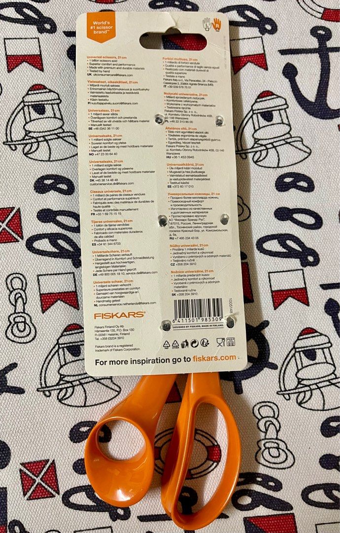 Fiskars Classic Universal Scissors, Hobbies & Toys, Stationery & Craft ...