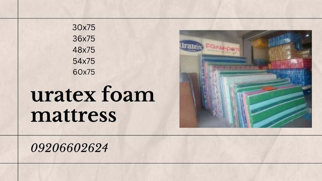 foam mattress uratex 0920-660-2624, Furniture & Home Living, Furniture ...