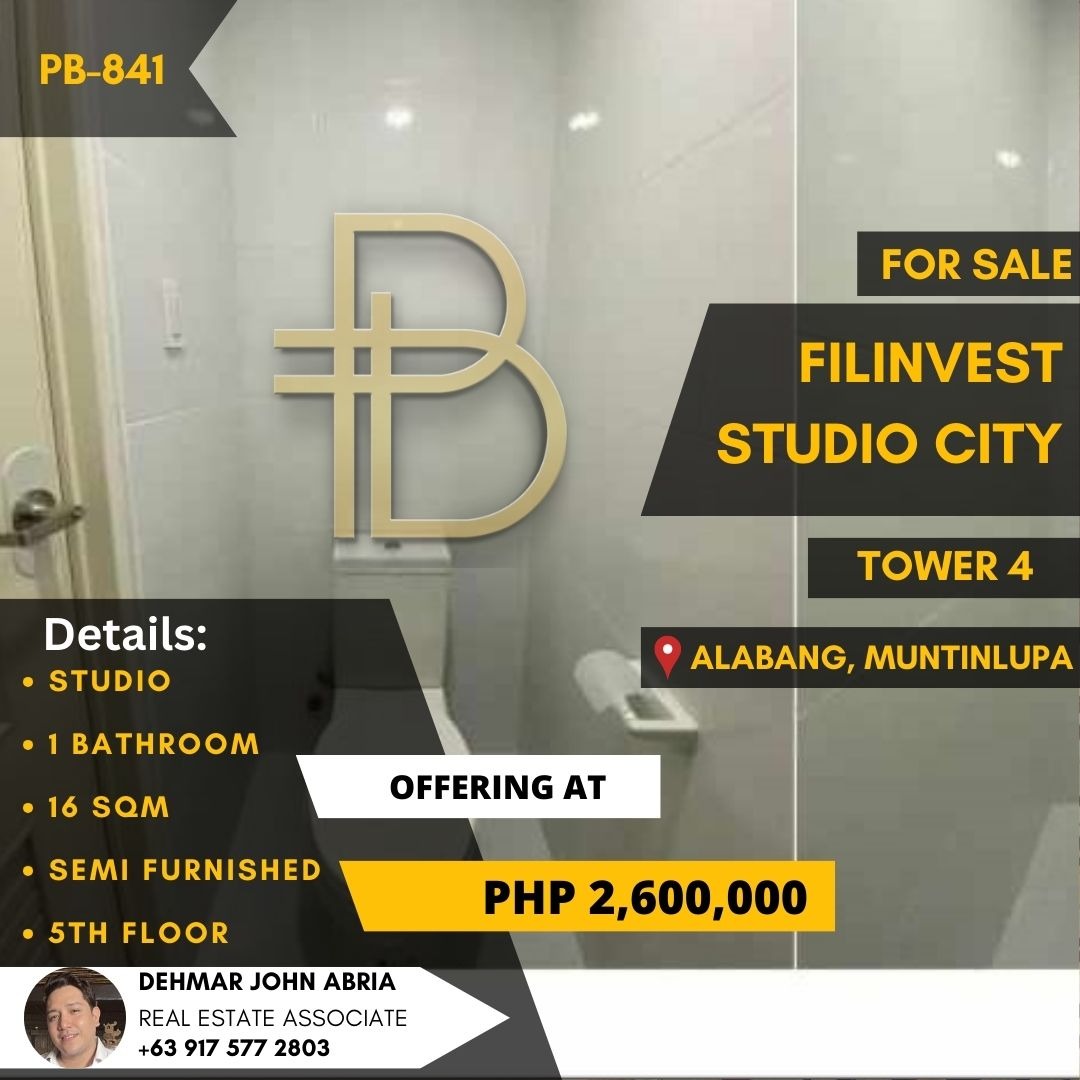 For Sale Studio Type In Filinvest Studio City Alabang, Muntinlupa, Property, Rentals, Apartments ...