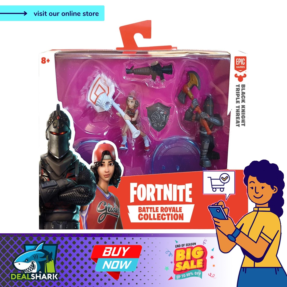 Fortnite Battle Royale Collection: Duo 2 Figure Pack, 2", Multicolor ...