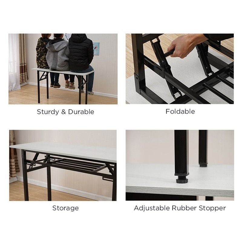 [FREE DELIVERY] GS Folding Table - 3 Dimension / Foldable Table / Fold / Office Storage ...