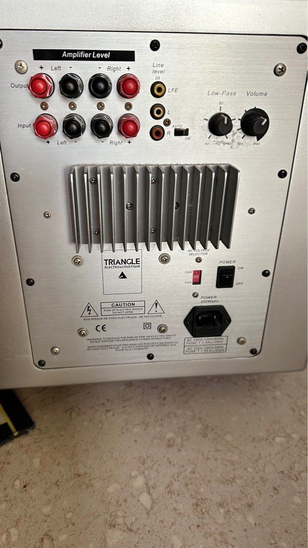 French Triangle satellite speakers 5.1, Audio, Soundbars, Speakers ...