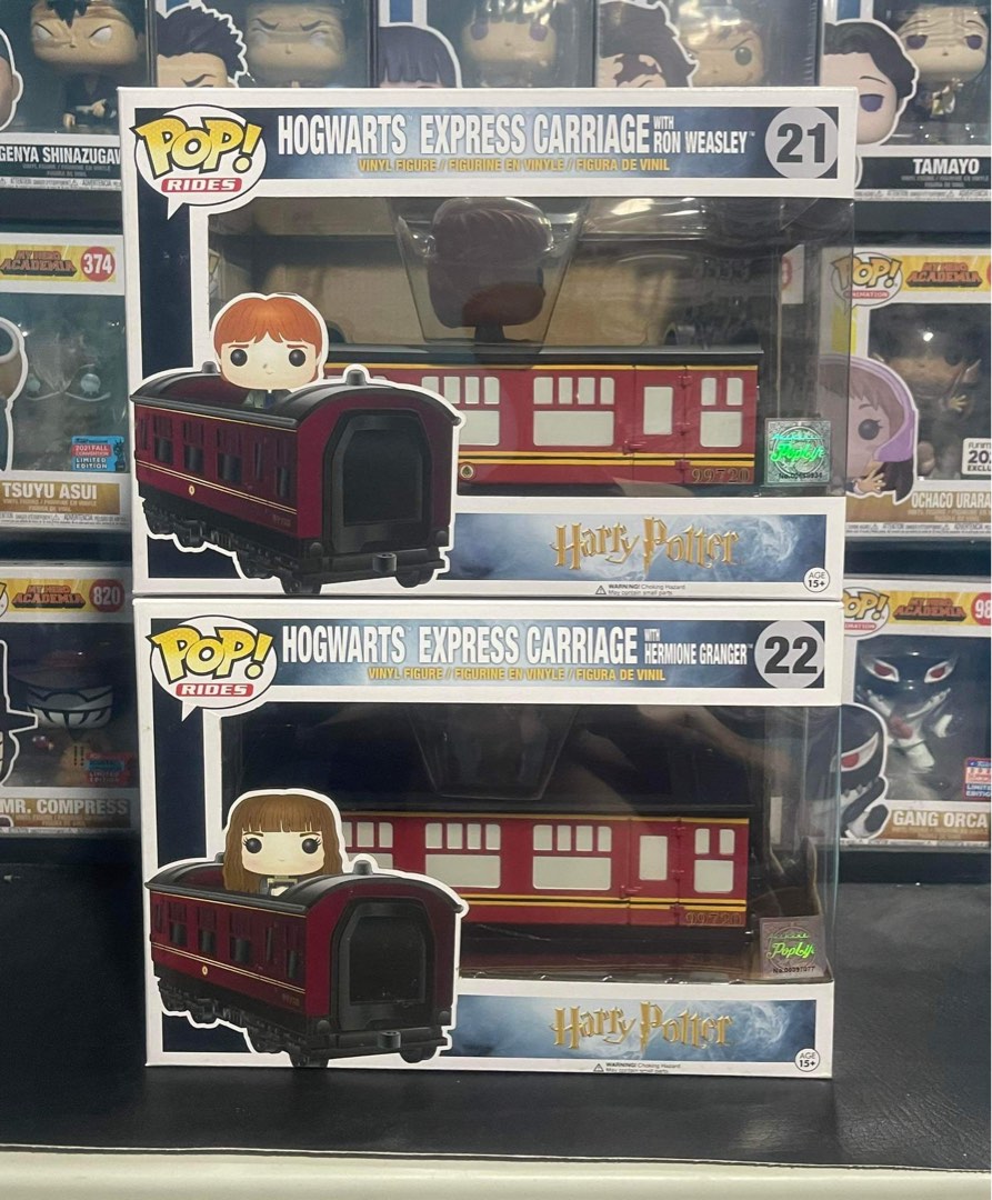 Funko Pop - Hogwarts Express Carriage ( Ron and Hermione), Hobbies ...