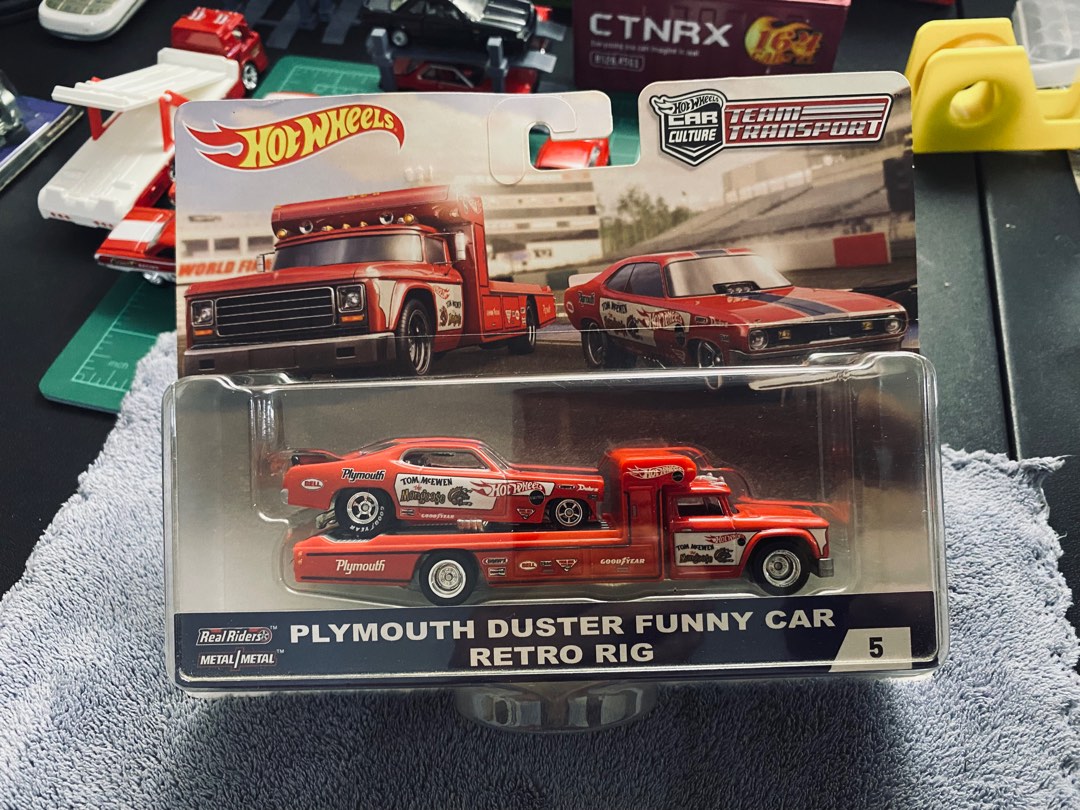 Funny Car Retro Rig Hotwheels premium, Hobbies & Toys, Toys & Games on ...