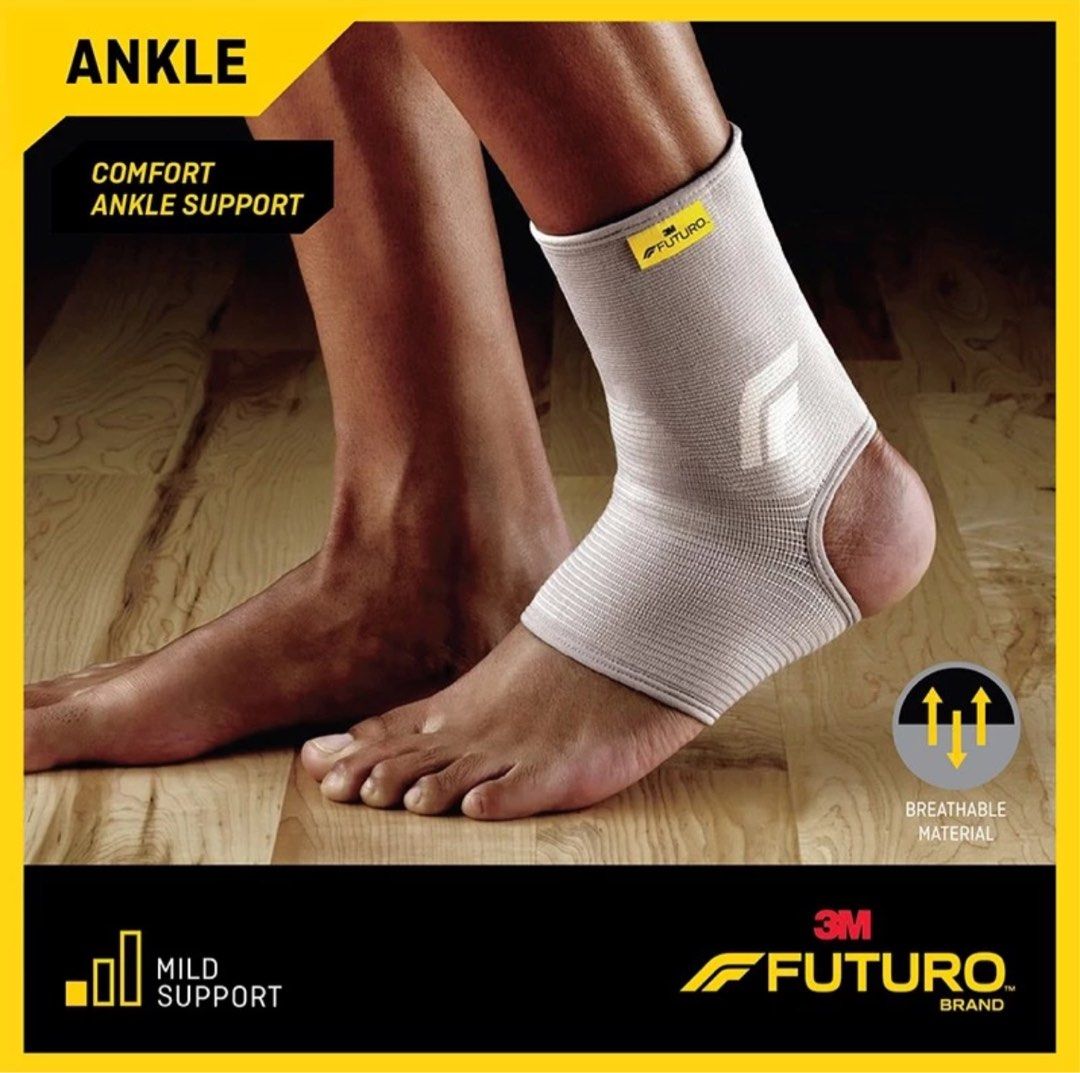 FUTURO™ Comfort Ankle Support SMALL, Health & Nutrition, Braces ...