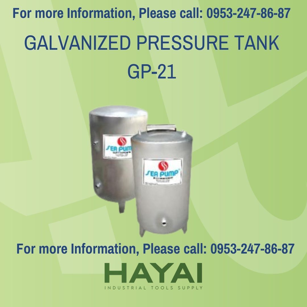 GALVANIZED PRESSURE TANK GP-21, Commercial & Industrial, Construction ...