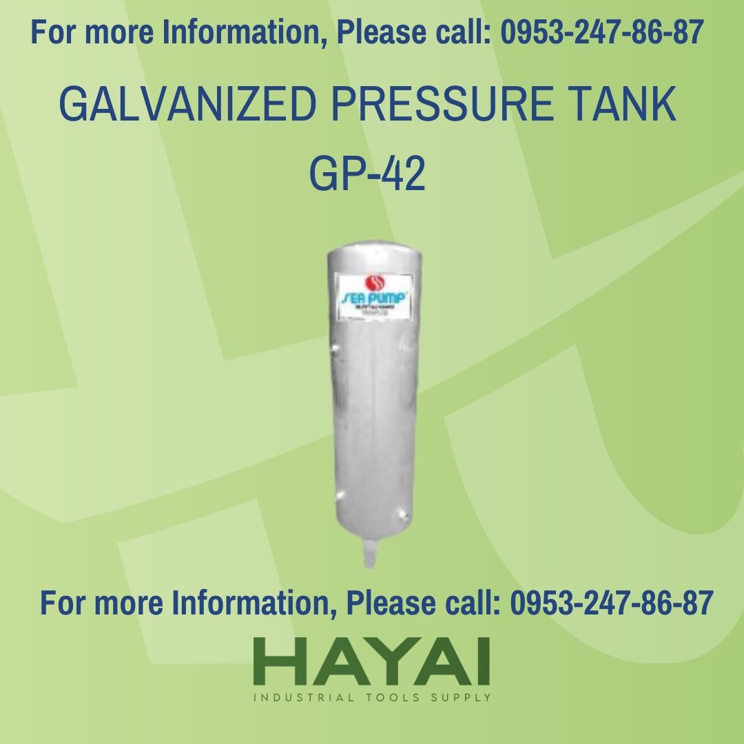 GALVANIZED PRESSURE TANK GP-42, Commercial & Industrial, Construction ...