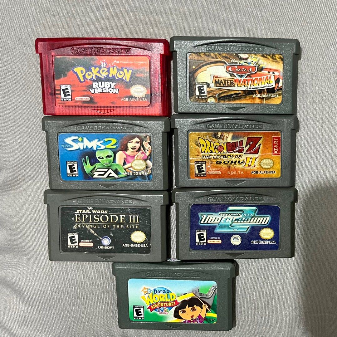 GameBoy Advance SP 101 Brighter Screen (w/ Battery Mod) set, Video ...