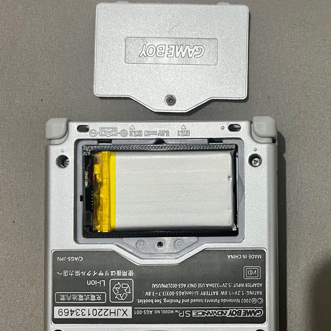 GameBoy Advance SP 101 Brighter Screen (w/ Battery Mod) set, Video ...