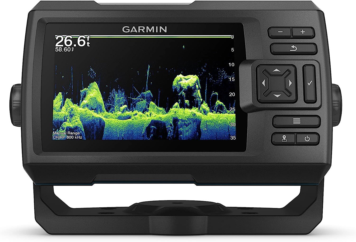 Garmin Striker Vivid 5cv, Easy-to-Use 5-inch Color Fishfinder and Sonar ...