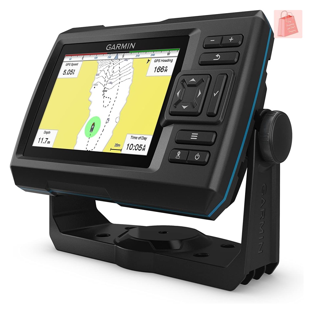 Garmin Striker Vivid 5cv, Easy-to-Use 5-inch Color Fishfinder and Sonar ...