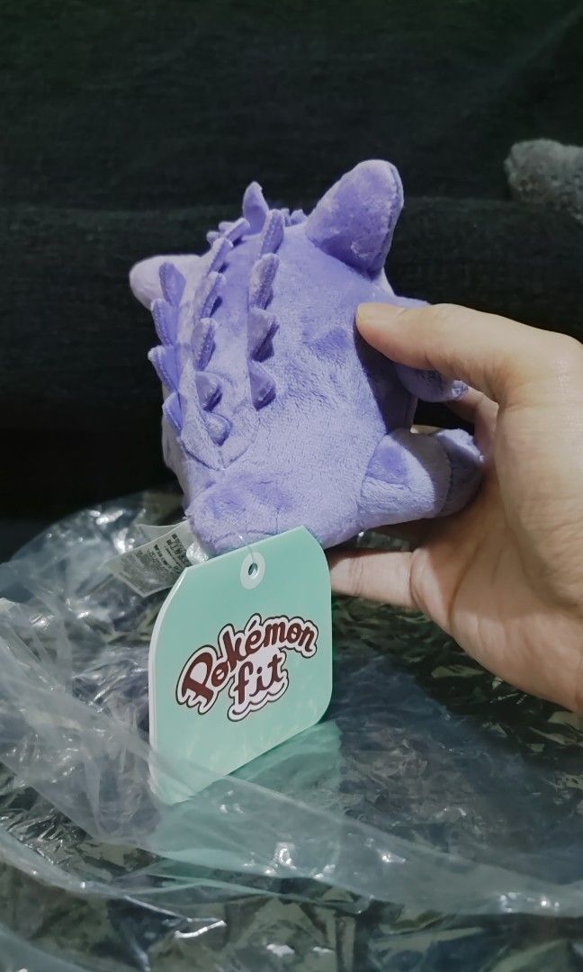 Gengar Pokemon Fit Plush, Hobbies & Toys, Toys & Games on Carousell