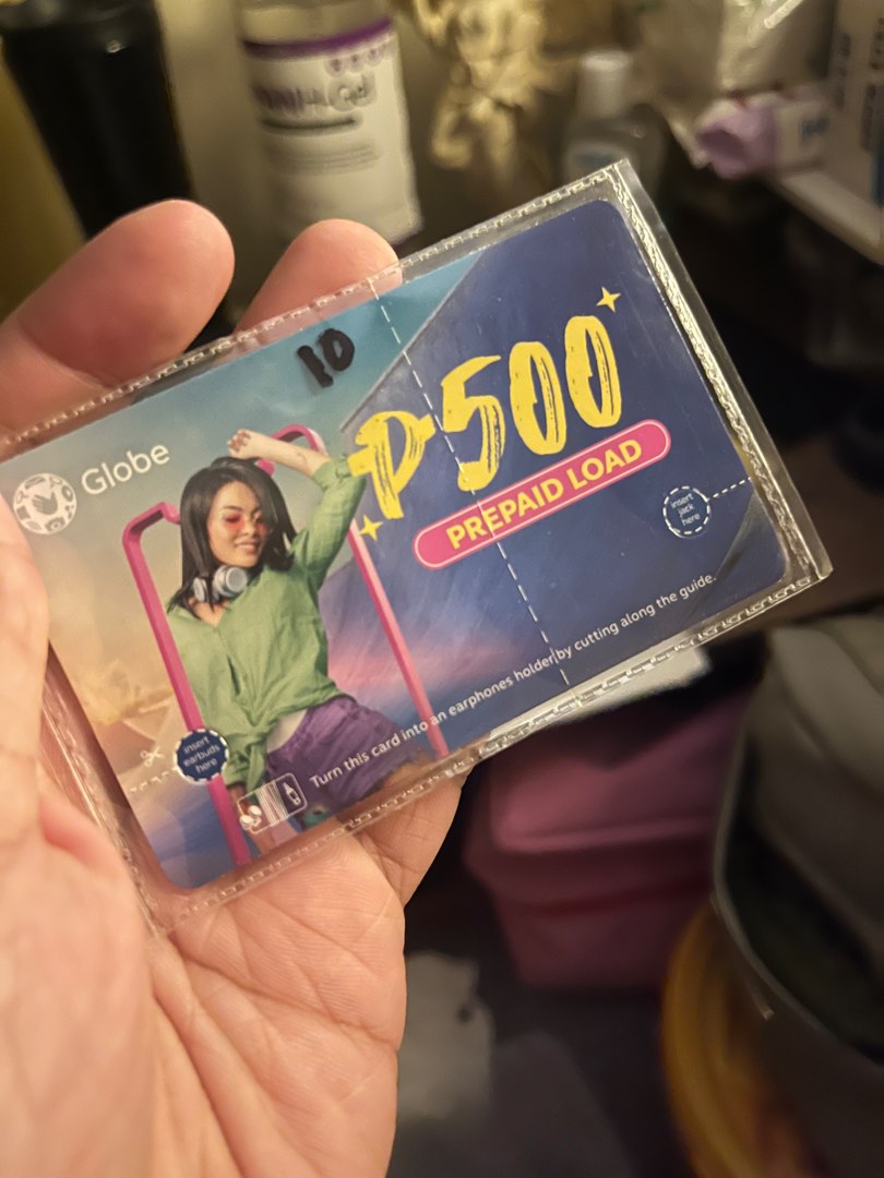 Globe load card 500, Announcements on Carousell