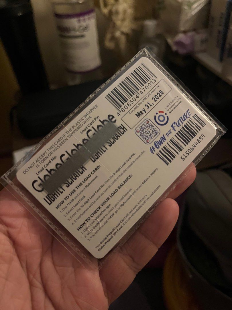 Globe load card 500, Announcements on Carousell