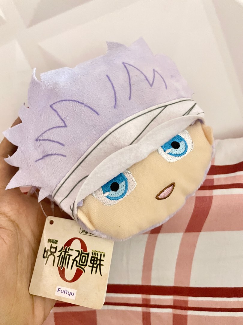 Gojo Face Pouch, Hobbies & Toys, Memorabilia & Collectibles, Fan ...