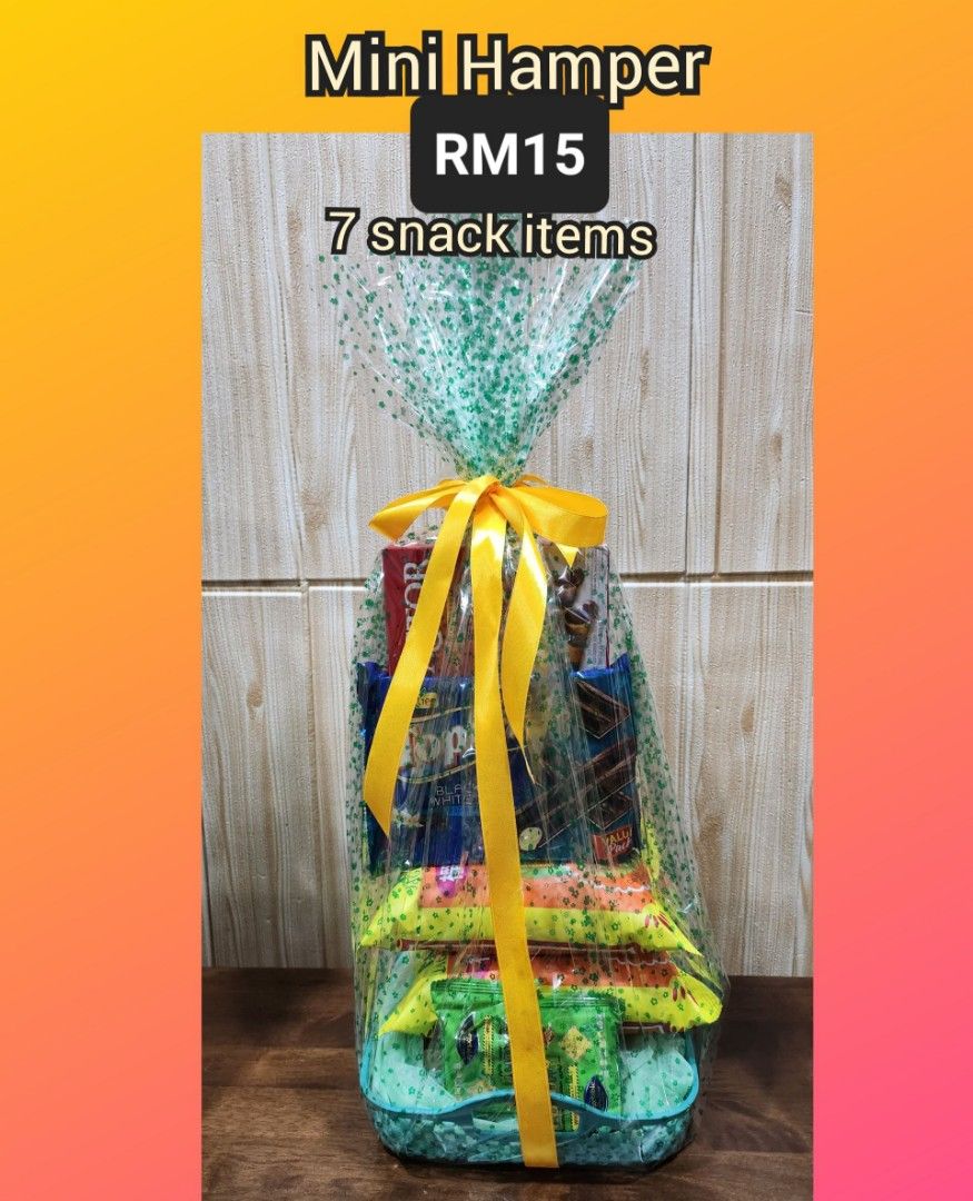 HAMPER BAJET RM15, Food & Drinks, Gift Baskets & Hampers on Carousell