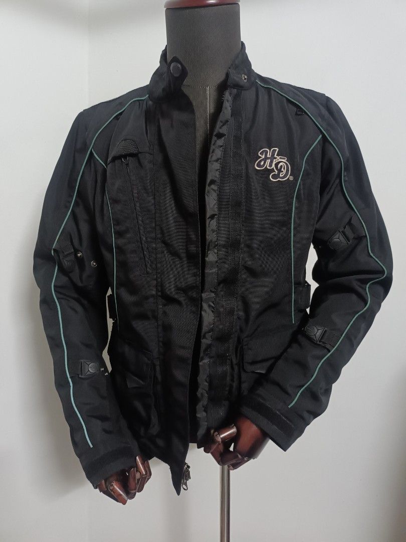 Harley Davidson black Jacket Kushitani denime megumi saratobi, Women's ...