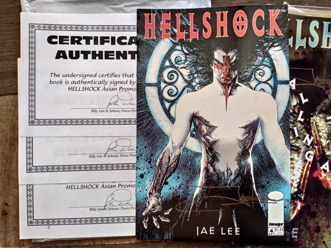 Hellshock Image Comics Collection Signed Jae Lee, Hobbies & Toys, Books ...