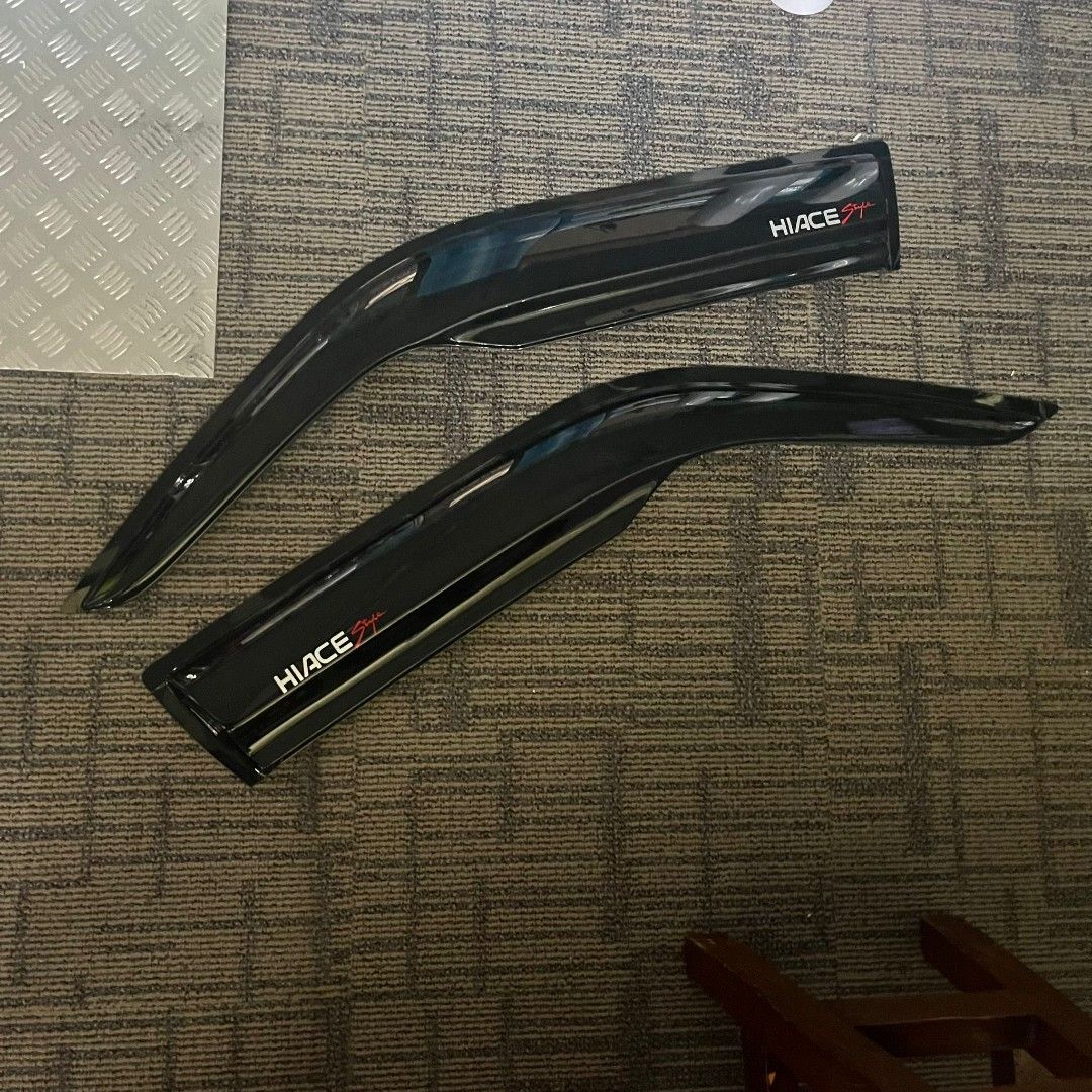 Hiace Van front door Window Visor, Car Accessories, Accessories on ...