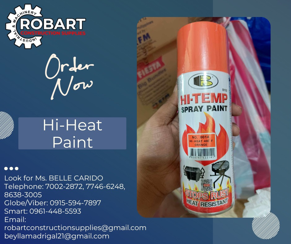 Hi-Heat Paint, Commercial & Industrial, Construction Tools & Equipment ...