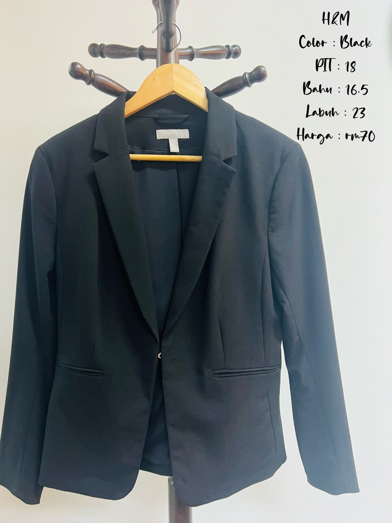 H&M BLAZER, Women's Fashion, Coats, Jackets and Outerwear on Carousell