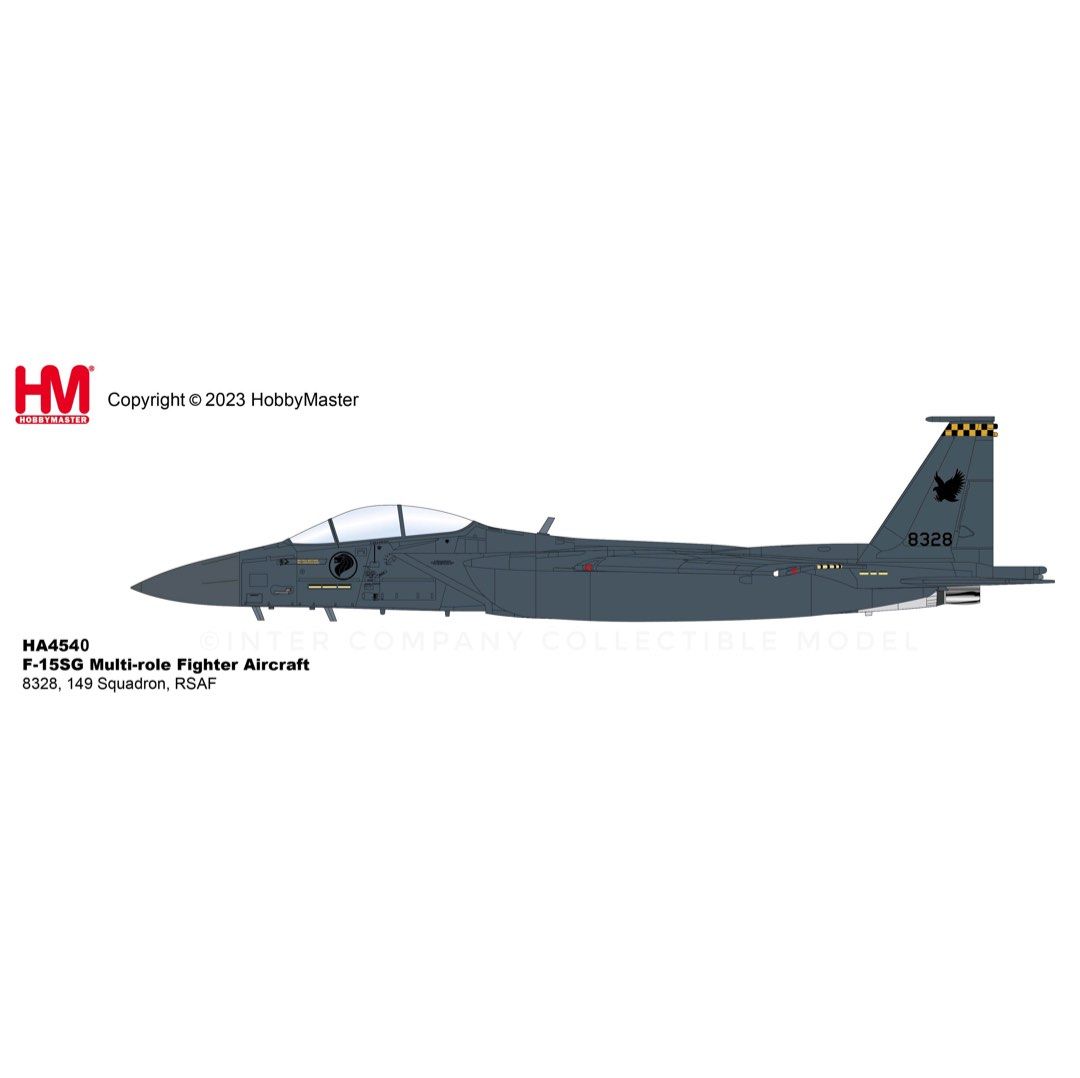 (Hobby Master) Republic of Singapore Air Force RSAF Boeing F-15SG Multi ...