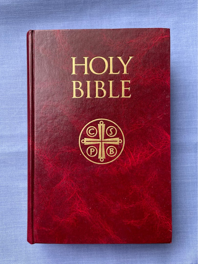 Holy Bible New American Bible Saints Benedict Press, Hobbies & Toys ...