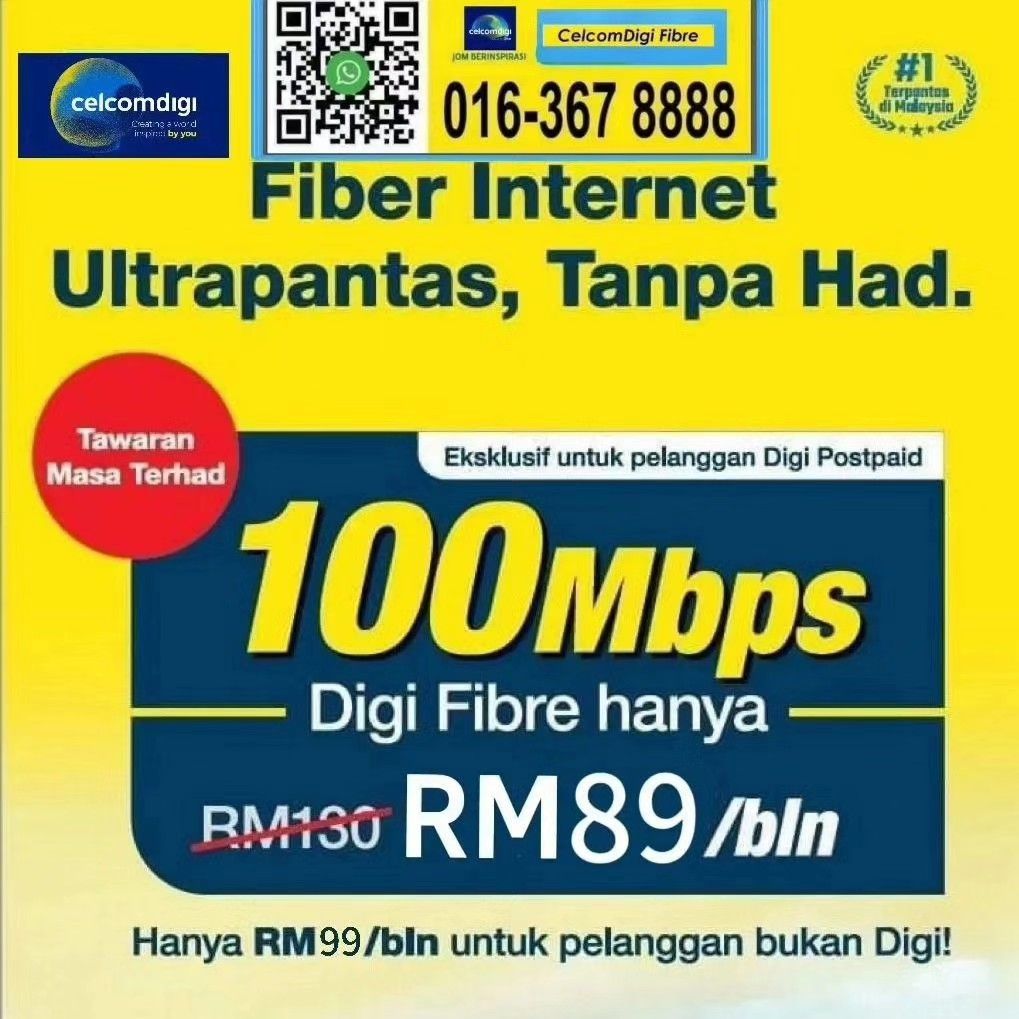 Home Fibre Ultra-fast CelcomDigi, Furniture & Home Living, Home Decor ...