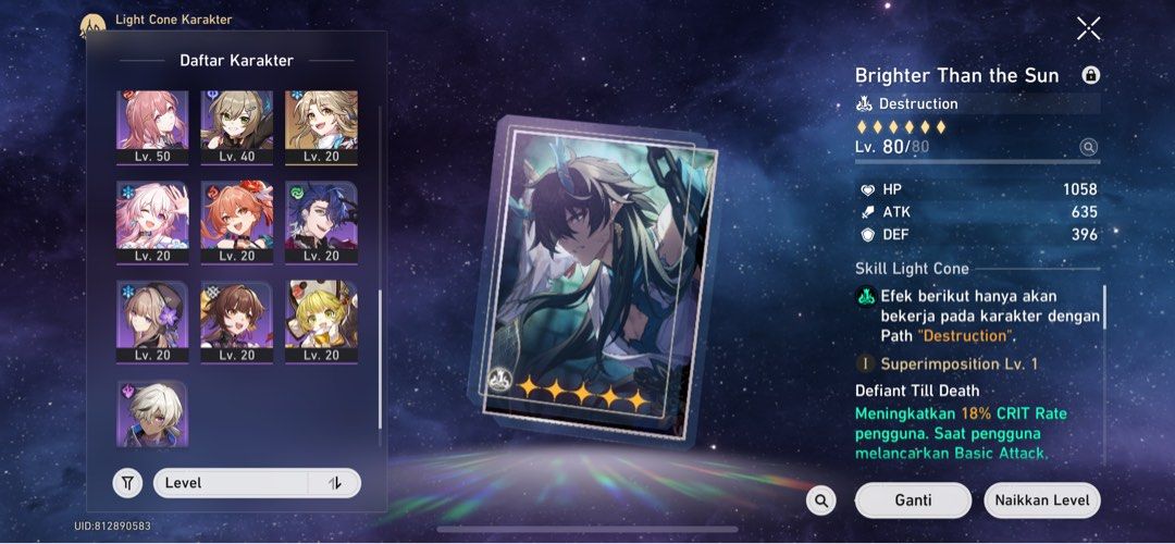 Honkai Star Rail Account HSR Dan Heng Il good account cheap, Video Gaming, Video Games, Others ...