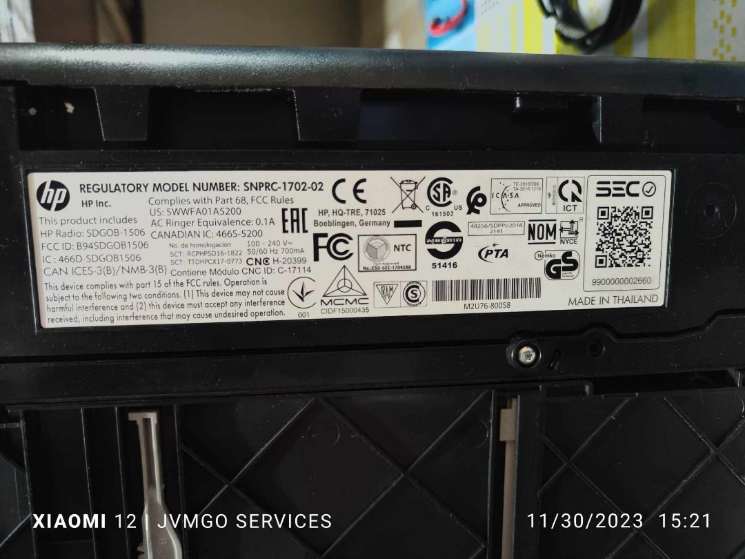 HP DeskJet Ink Advantage 5275 All-In-One Printer, Computers & Tech ...