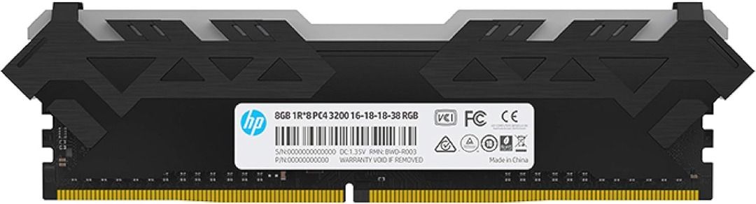 HP Gaming DRAM V8 RGB DDR4 3200MHz U-DIMM 8GBx2, Computers & Tech ...