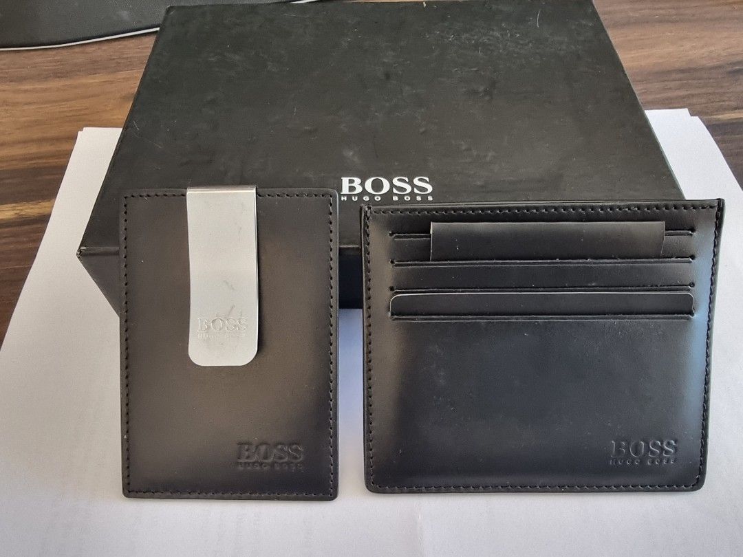 Hugo Boss Money Clip and Card Wallet, Men's Fashion, Watches ...