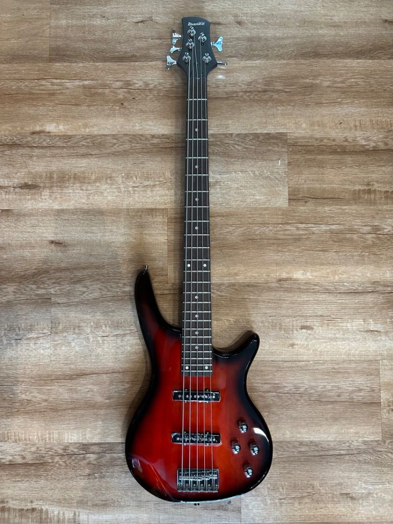 Ibanez 5 strings bass guitar, Hobbies & Toys, Music & Media, Musical ...