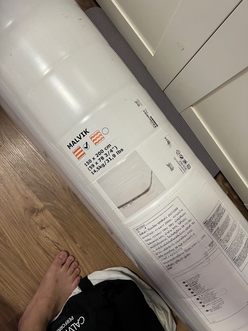 IKEA brand new Malvik queen size foam mattress, Furniture & Home Living ...