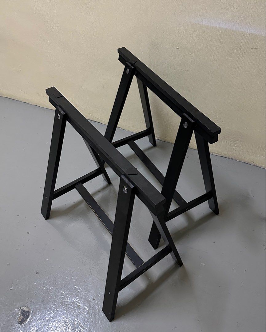 IKEA ODDVALD Table Trestle Legs, Furniture & Home Living, Furniture ...