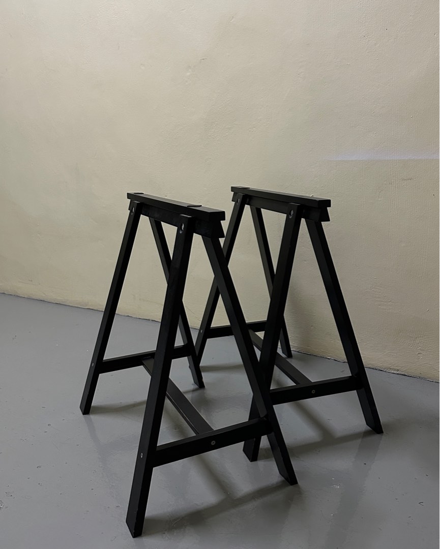 IKEA ODDVALD Table Trestle Legs, Furniture & Home Living, Furniture ...