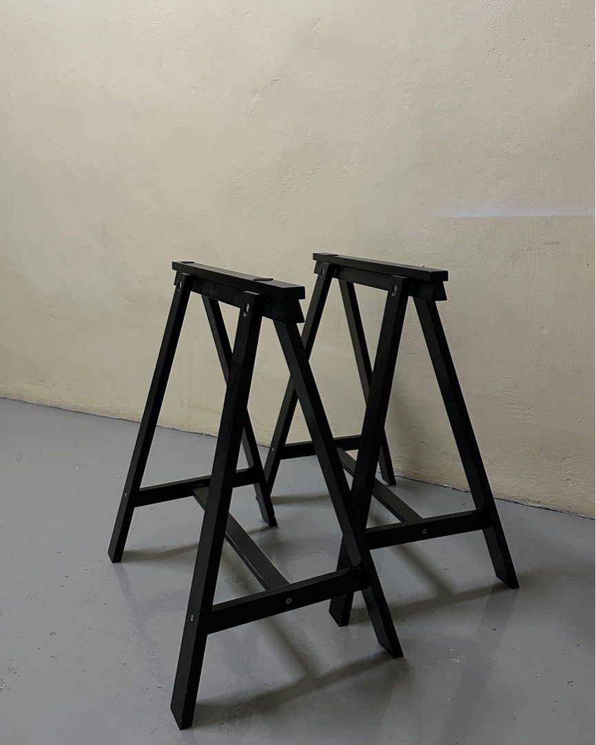 IKEA ODDVALD Table Trestle Legs, Furniture & Home Living, Furniture ...