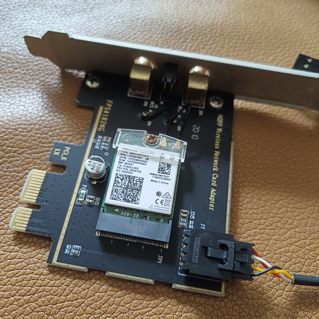 Intel AX200 AC3000 PCI-E Kit, Computers & Tech, Parts & Accessories ...