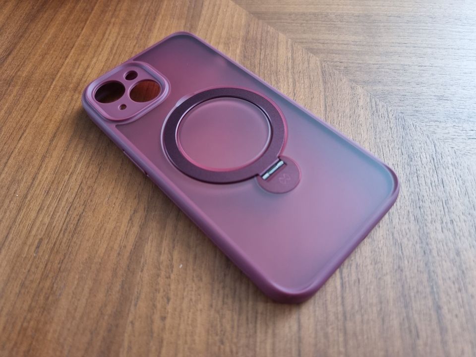 iPhone 15 Xundd Matte Skin 360 MagSafe Rotating Ring Case, Mobile ...