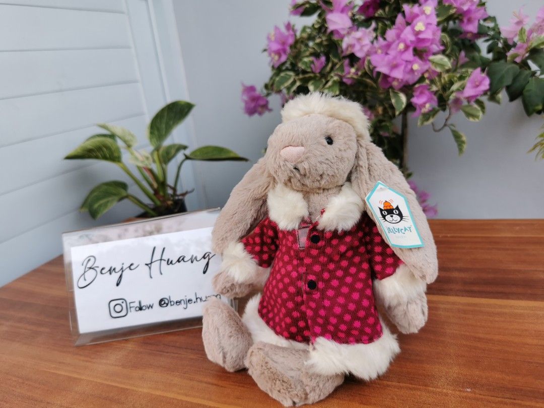 Jellycat Betsy Bunny Winter Wonderland, Hobbies & Toys, Toys & Games on ...