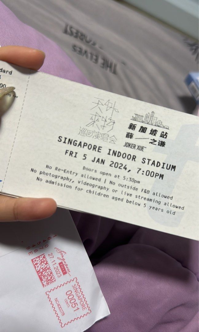 Joker Xue tickets original price, Tickets & Vouchers, Event Tickets on Carousell