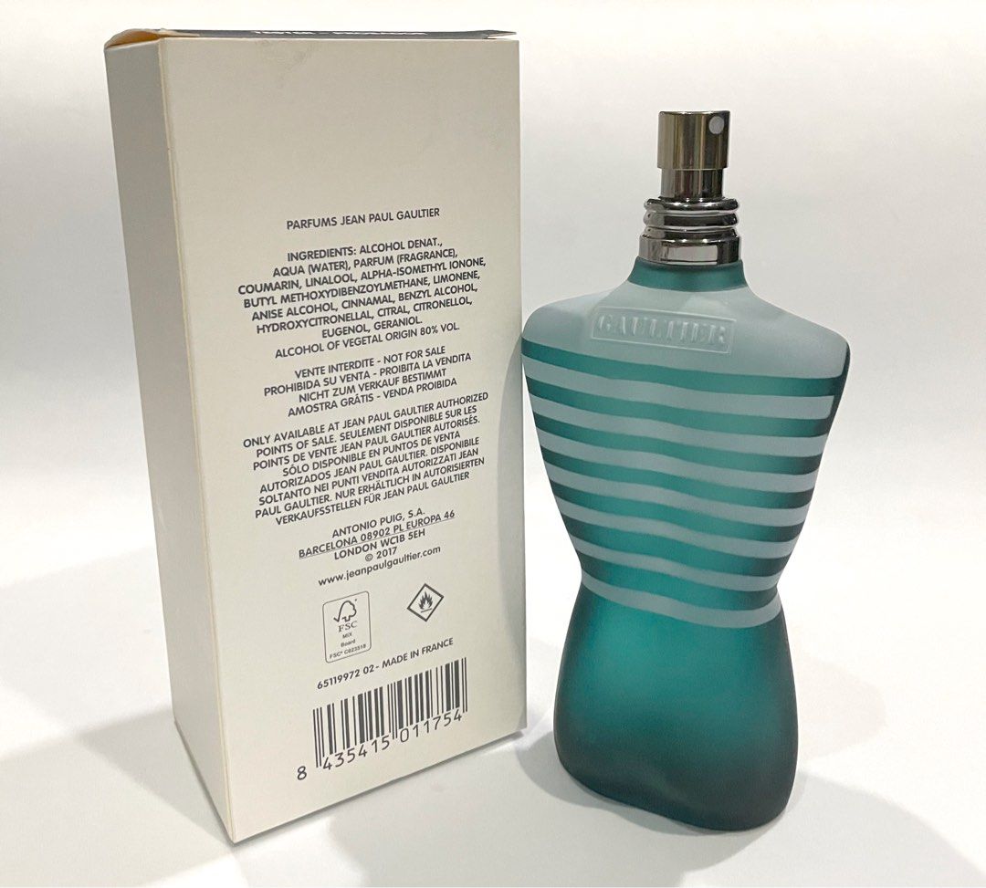 JPG Le Male Edt PerfumeTester 125ml Jean Paul Gaultier Le Male Perfume ...