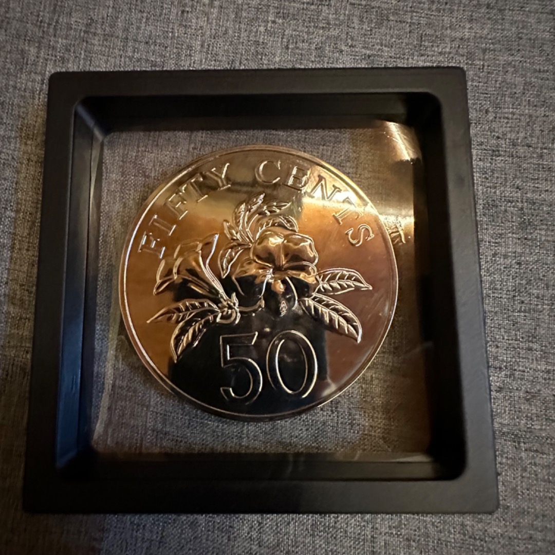Jumbo 50 cents fifty cent coin, Hobbies & Toys, Memorabilia ...