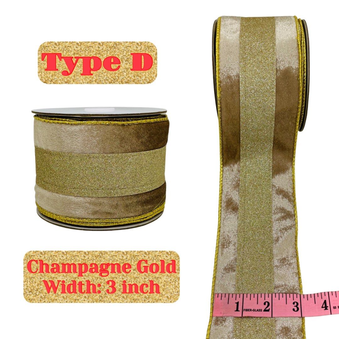 Jumbo Christmas Ribbons, Large Ribbons, per roll, Hobbies & Toys ...