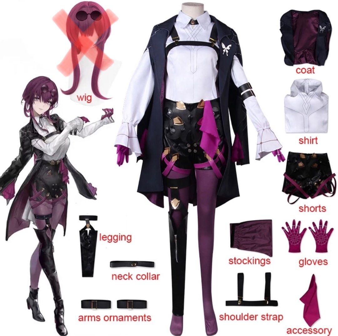 hsr honkai star rail kafka cosplay size XL, Hobbies & Toys, Stationery ...