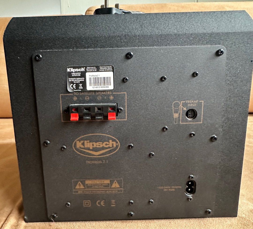 Klipsch ProMedia 2.1 THX Speaker System, Audio, Soundbars, Speakers ...