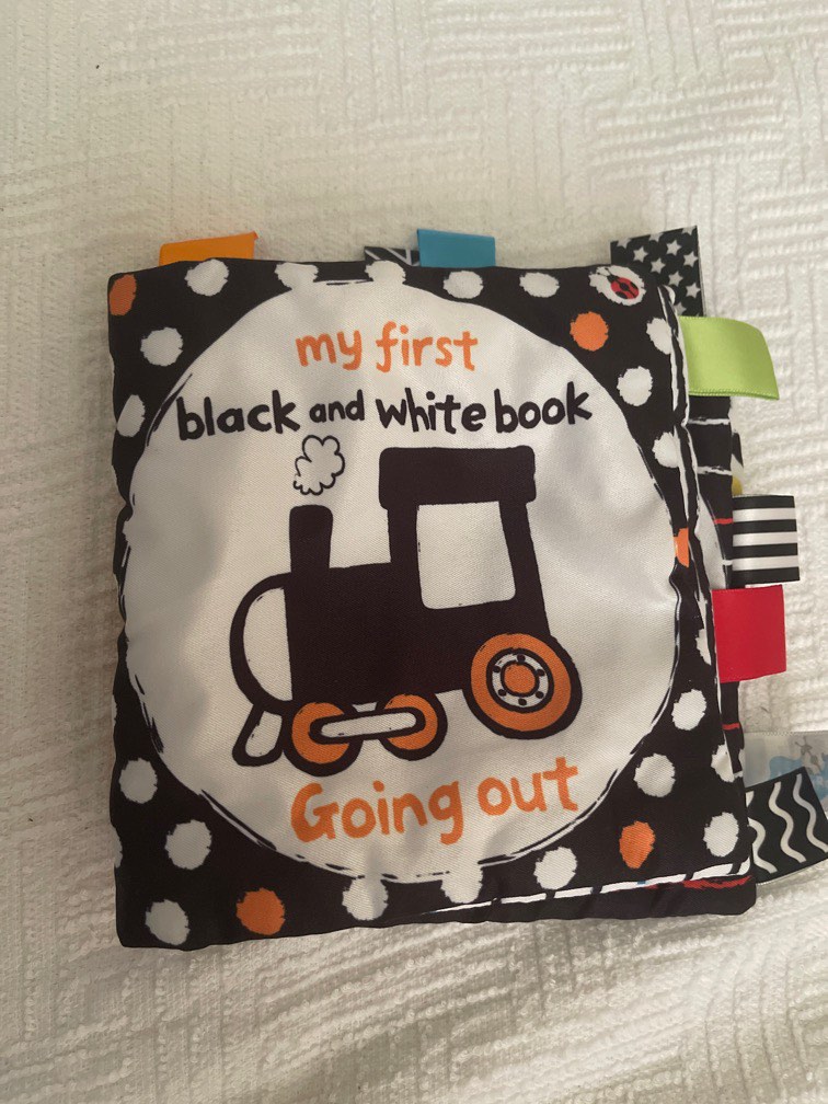 LakaRose My First Black and White Book Cloth, Babies & Kids, Infant ...