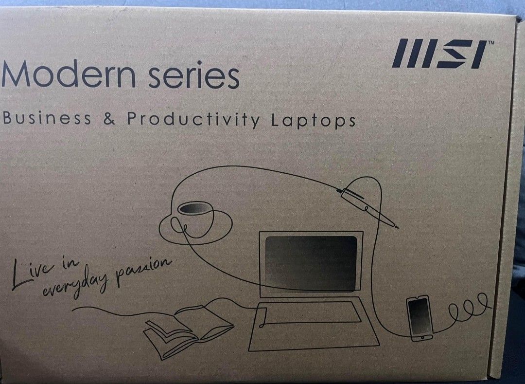 Laptop MSI Modern 14, Computers & Tech, Laptops & Notebooks on Carousell